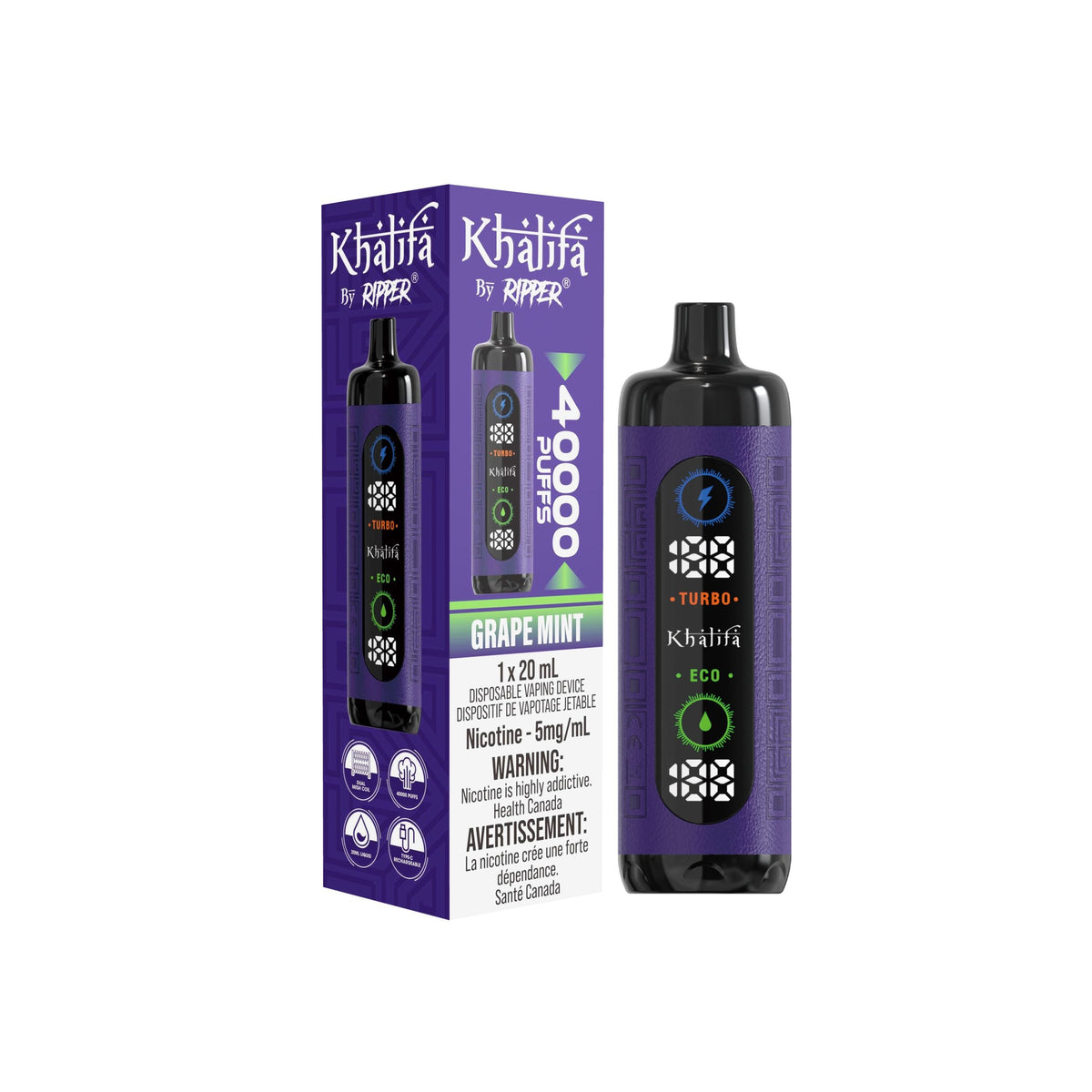 Khalifa Vape by Ripper | 40k Shisha Vape – Best Vape Deals